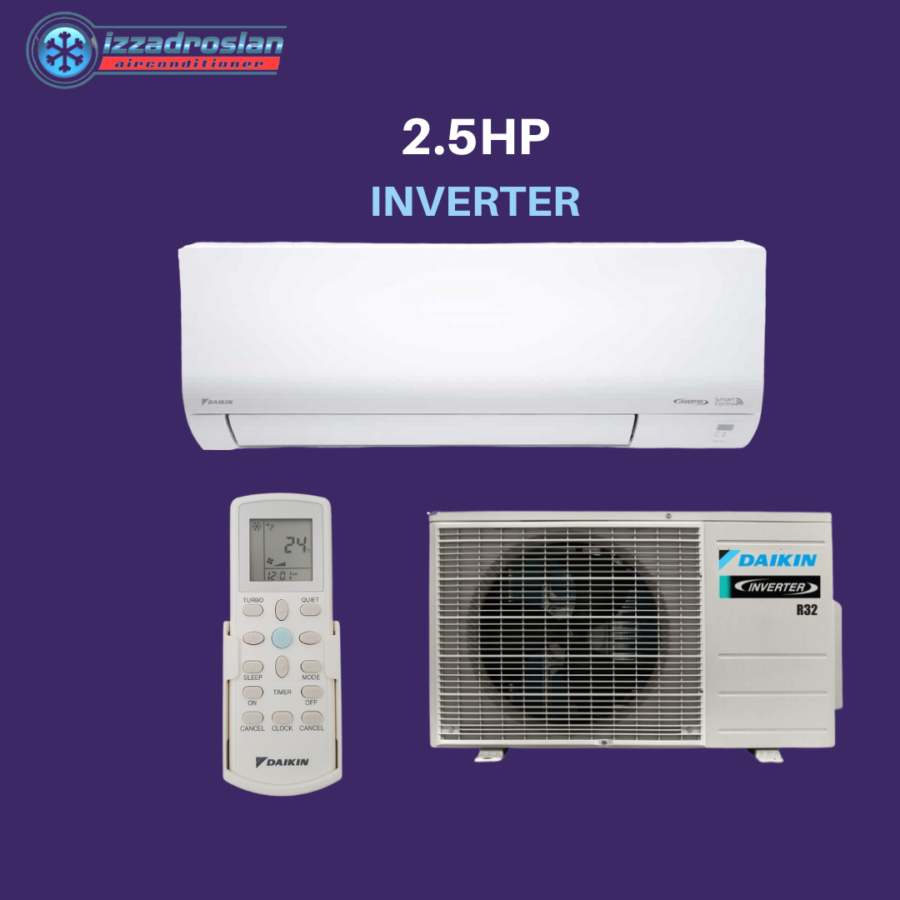DAIKIN R32 INVERTER 2.5HP - Izzad Roslan Enterprise